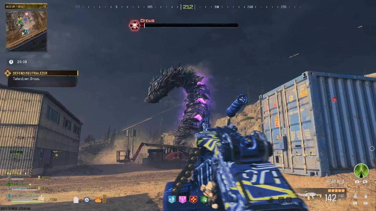 Call of Duty MWZ Orcus Fight With 12 Sentry Guns! - YouTube