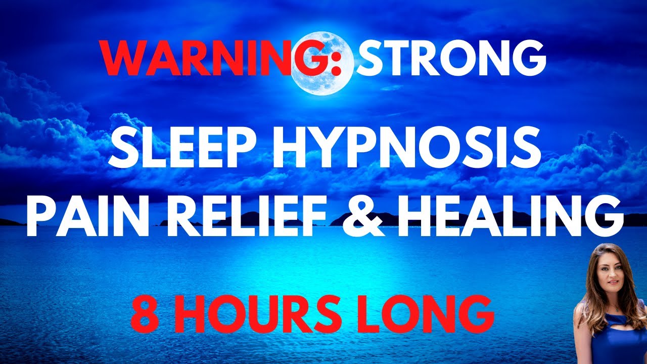 8-Hour Hypnosis for Pain Relief and Full Body Relaxation (Black Screen ...