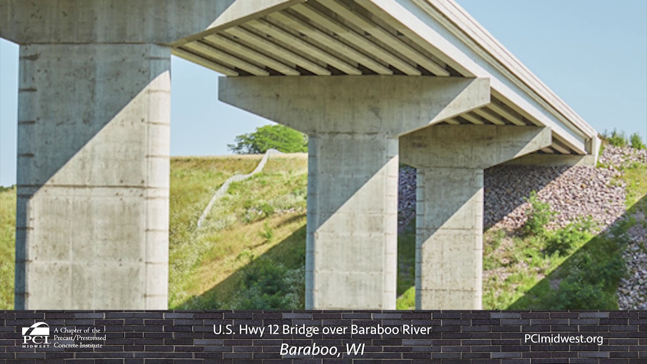 U.S. Hwy 12 Bridges Over the Baraboo River - YouTube