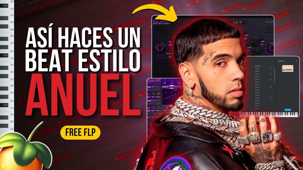 Cómo hacer un BEAT de REGGAETON estilo ANUEL en FL Studio 24 - YouTube