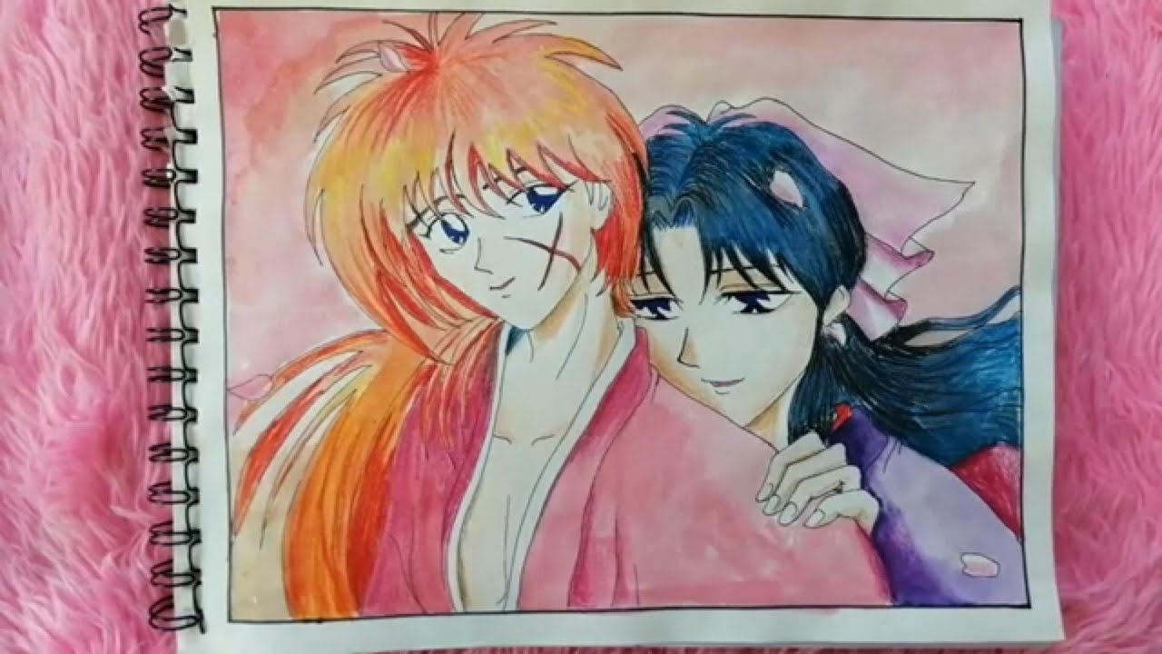 "Timelapse: Drawing Samurai X (Rurouni Kenshin) – Speed Art" - YouTube