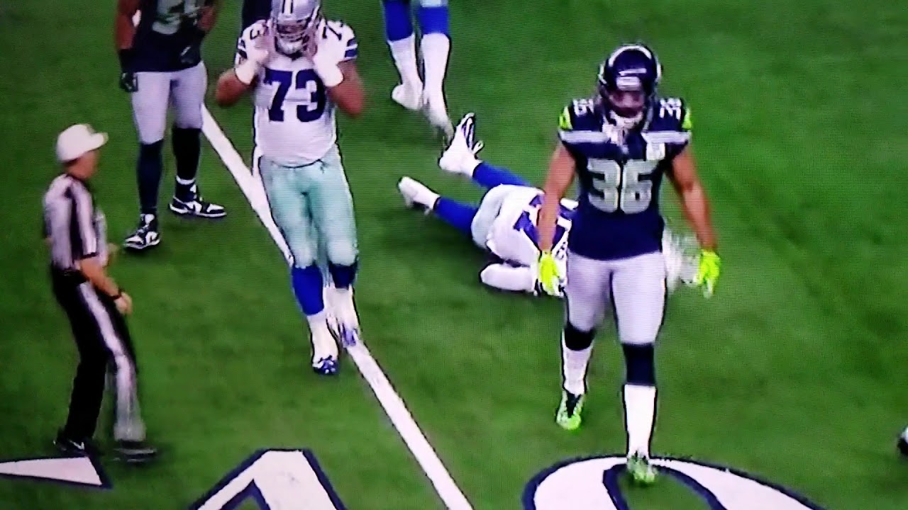 Cowboys leg breaks 😱 - YouTube