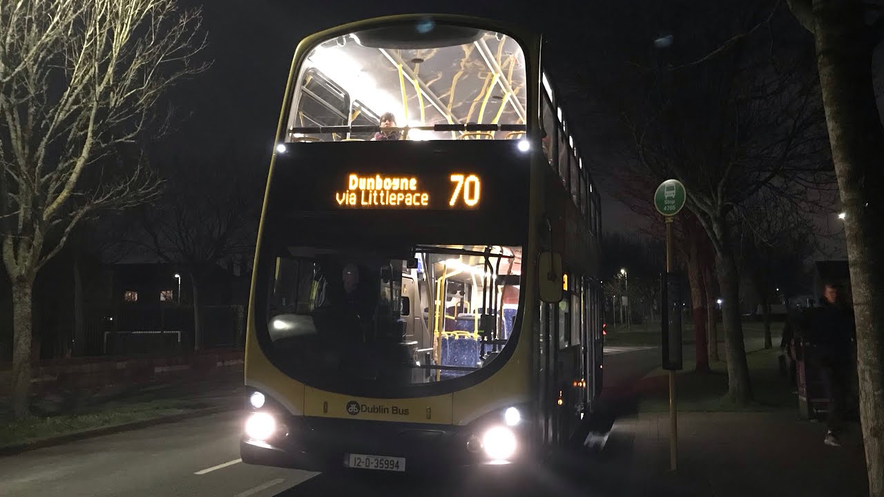 Dublin Bus | Route 70 to Dunboyne | Wright Gemini 2 Volvo B9TL | GT4 ...