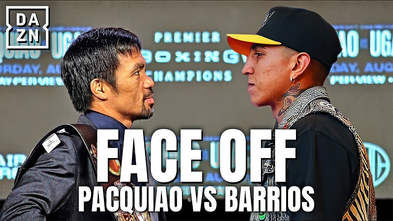 FACE OFF | Manny Pacquiao vs. Mario Barrios - YouTube