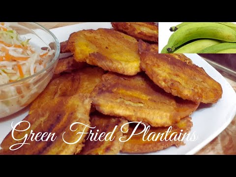 How To Make Bannann Peze - Fried Plantains Recipe - YouTube