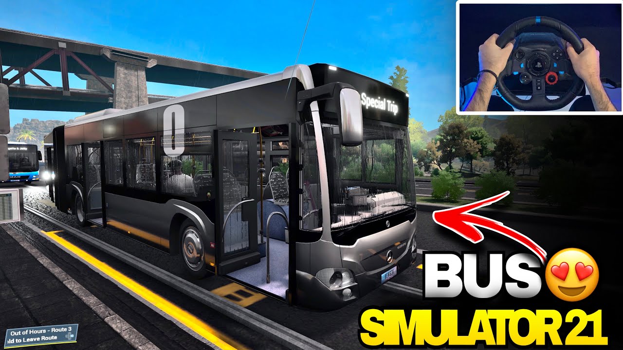 Bus Simulator 21 - Realistic Drive | Logitech g29 steering wheel ...