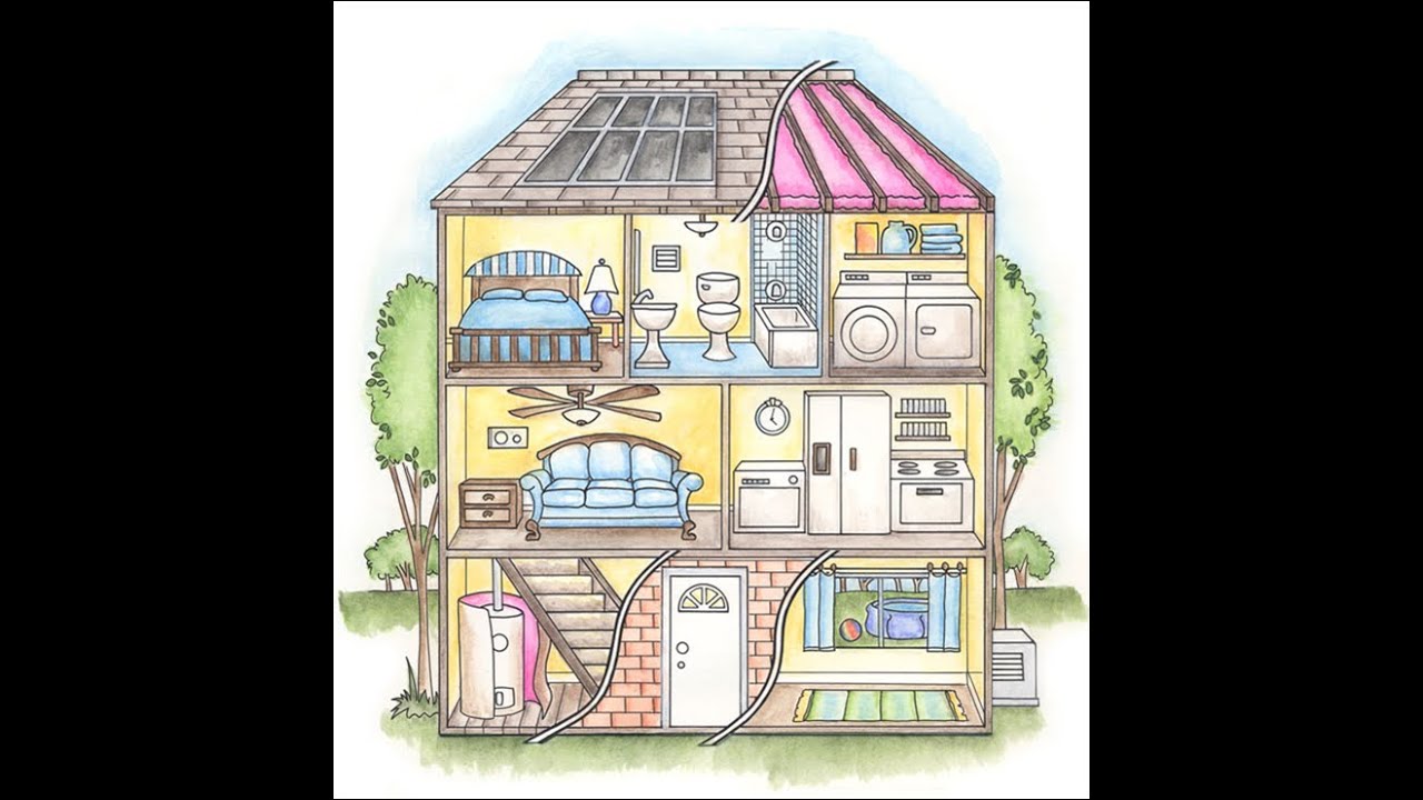 Dans ma maison chanson - YouTube