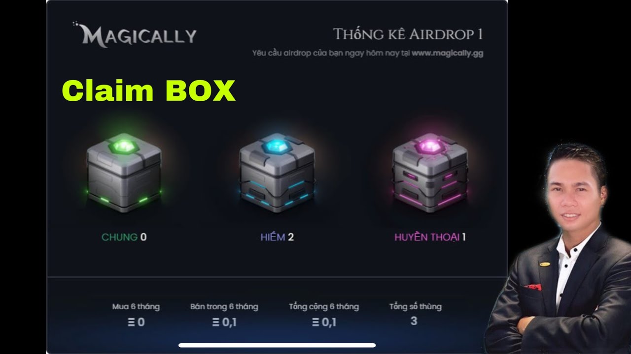[MAGICALLY Airdrop] Hướng dẫn Claim BOX từ MarketPlace Magically - YouTube