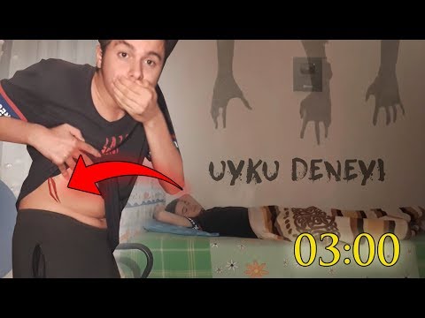 GECE 3'te SAKIN UYKU CHALLENGE YAPMAYIN! (Kötü Son)