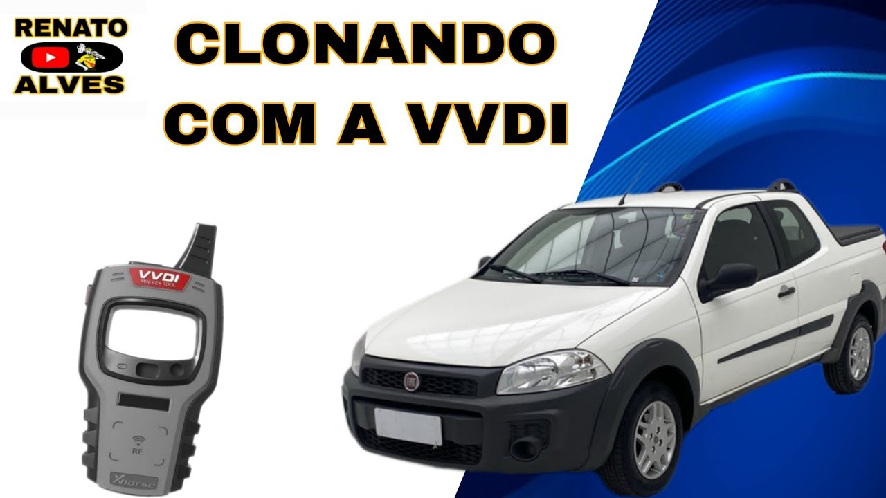 Clonando a Chave da Fiat Strada com a vvdi #vvdi - YouTube