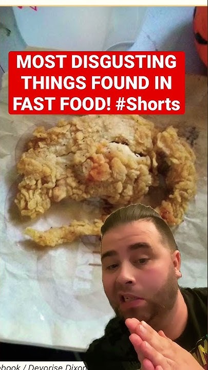 MOST DISGUSTING THINGS FOUND IN FAST FOOD! #shorts - YouTube