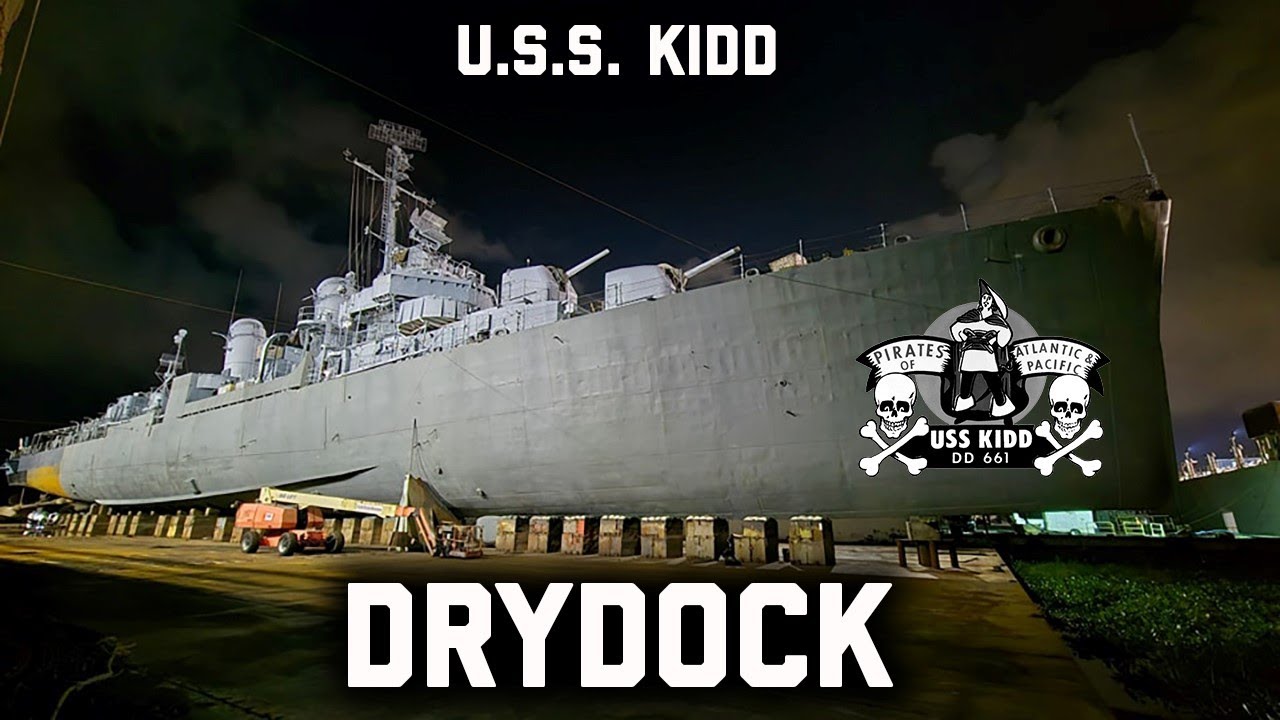 USS KIDD Drydock Update & More! with @allamericantravels - YouTube