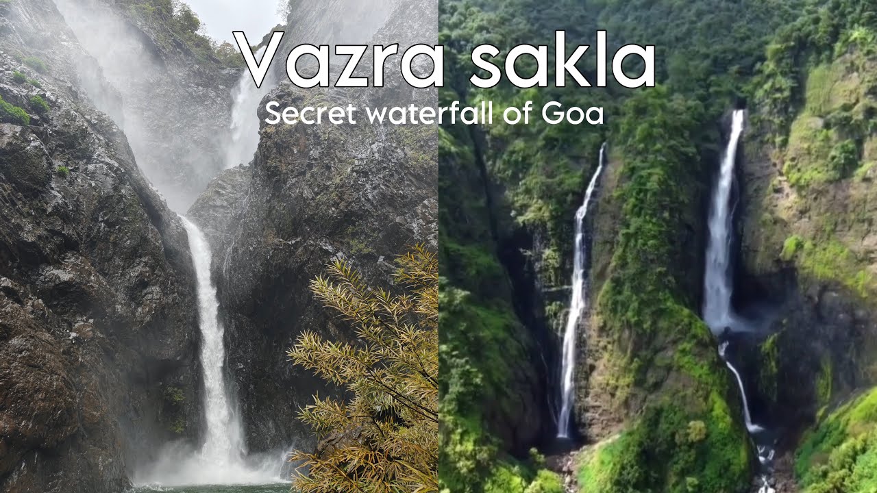 Vazra sakla waterfall secret waterfall of Goa | waterfall trek 2024 ...