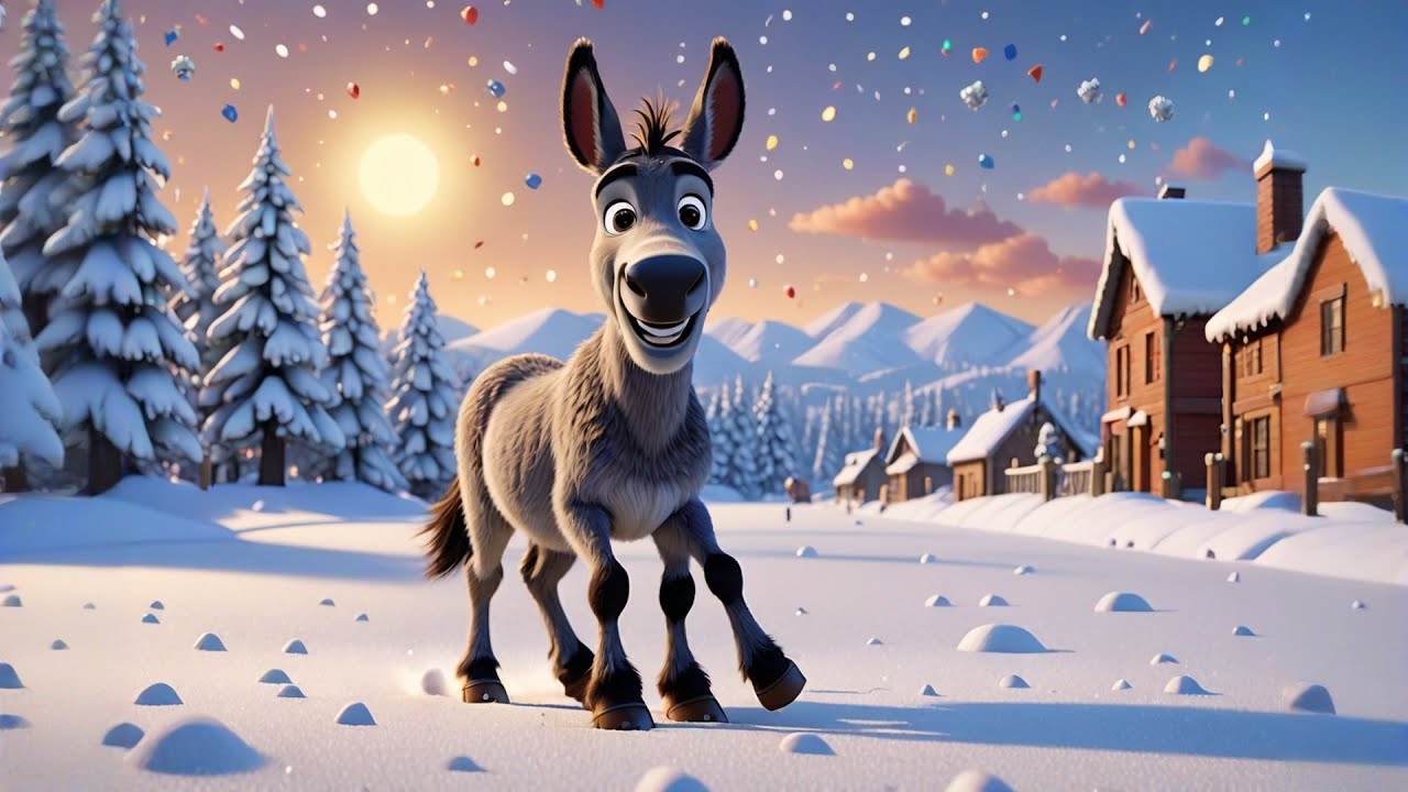 The Donkey That Danced in the Snow 🐴 | Fun Animal Story for Kids ...