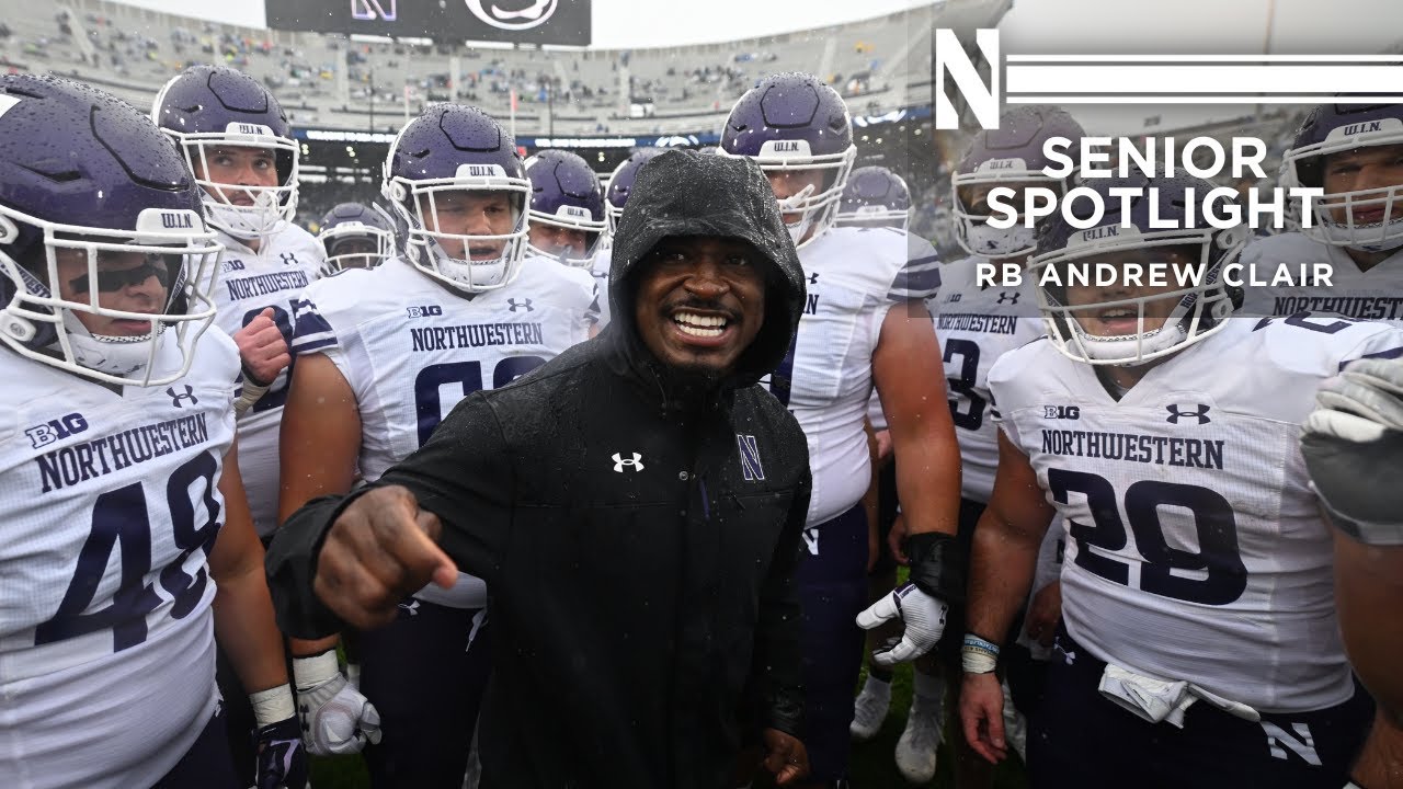 Football - Senior Spotlight: RB Andrew Clair - YouTube