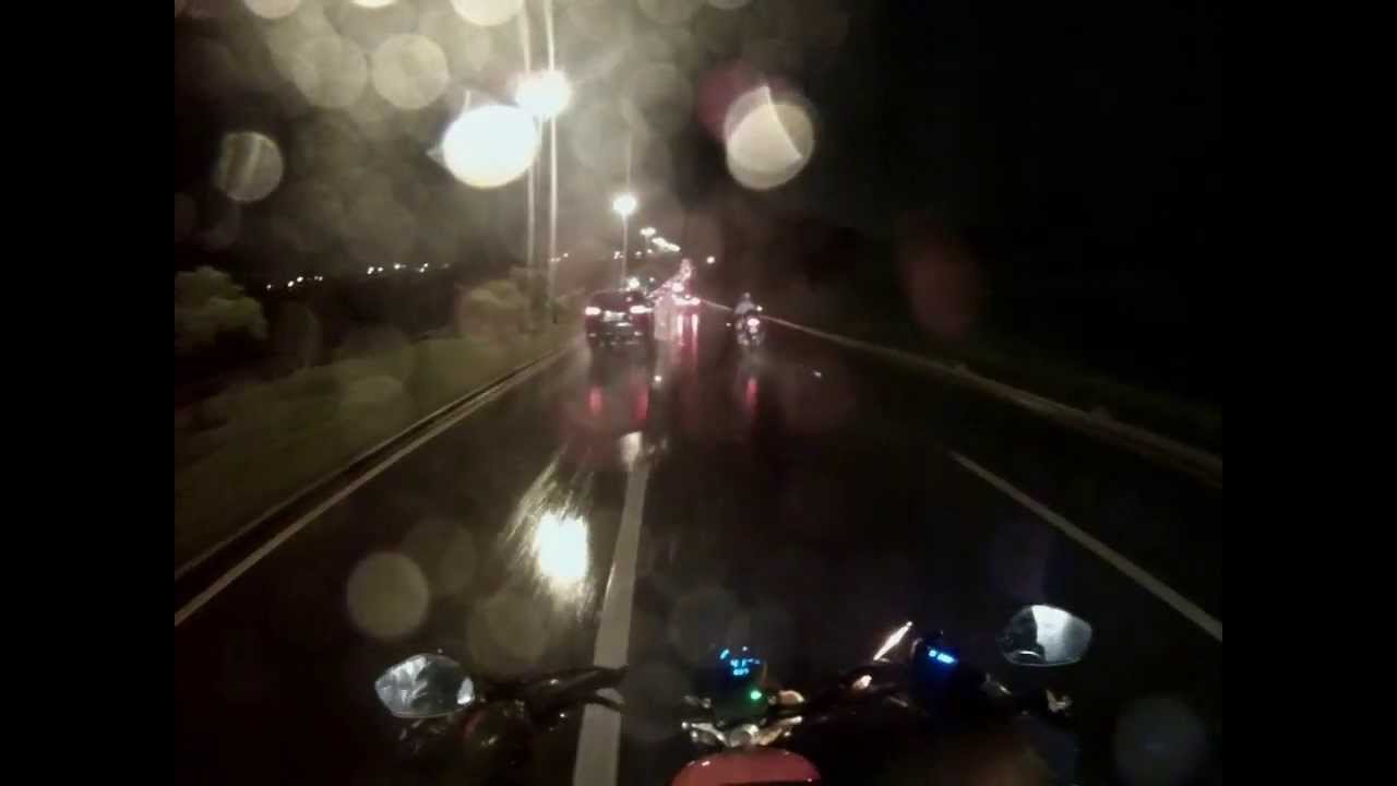Riding in a Rainy Night - Harley-Davidson Sportster 883R - Oct. 8th ...