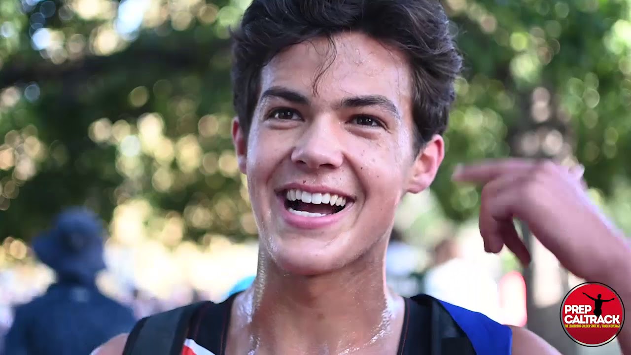 South Pasadena's Sam Clark at 2019 Clovis Invitational - YouTube