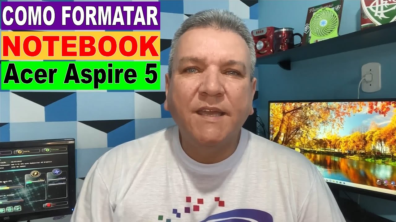 Como Formatar o Notebook Acer Aspire 5 Com Windows 10 - YouTube