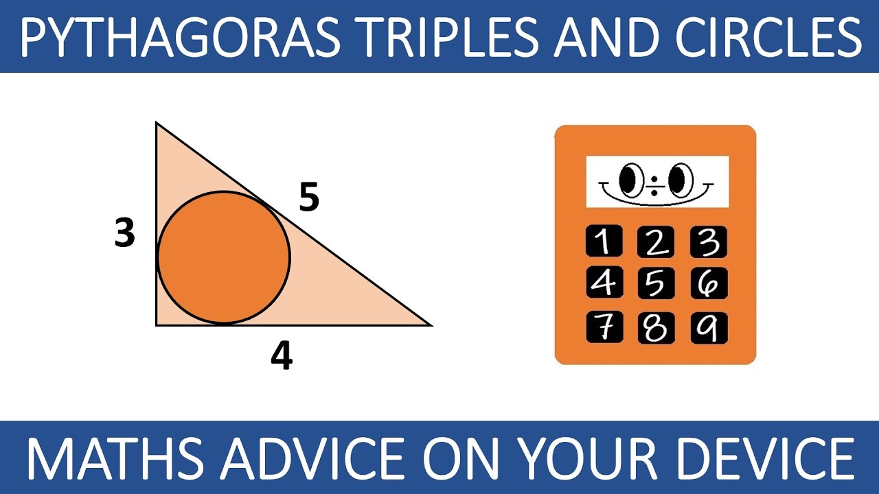 PYTHAGOREAN TRIPLES AND CIRCLES (Ep.4) #MathsAdviceOnYourDevice - YouTube
