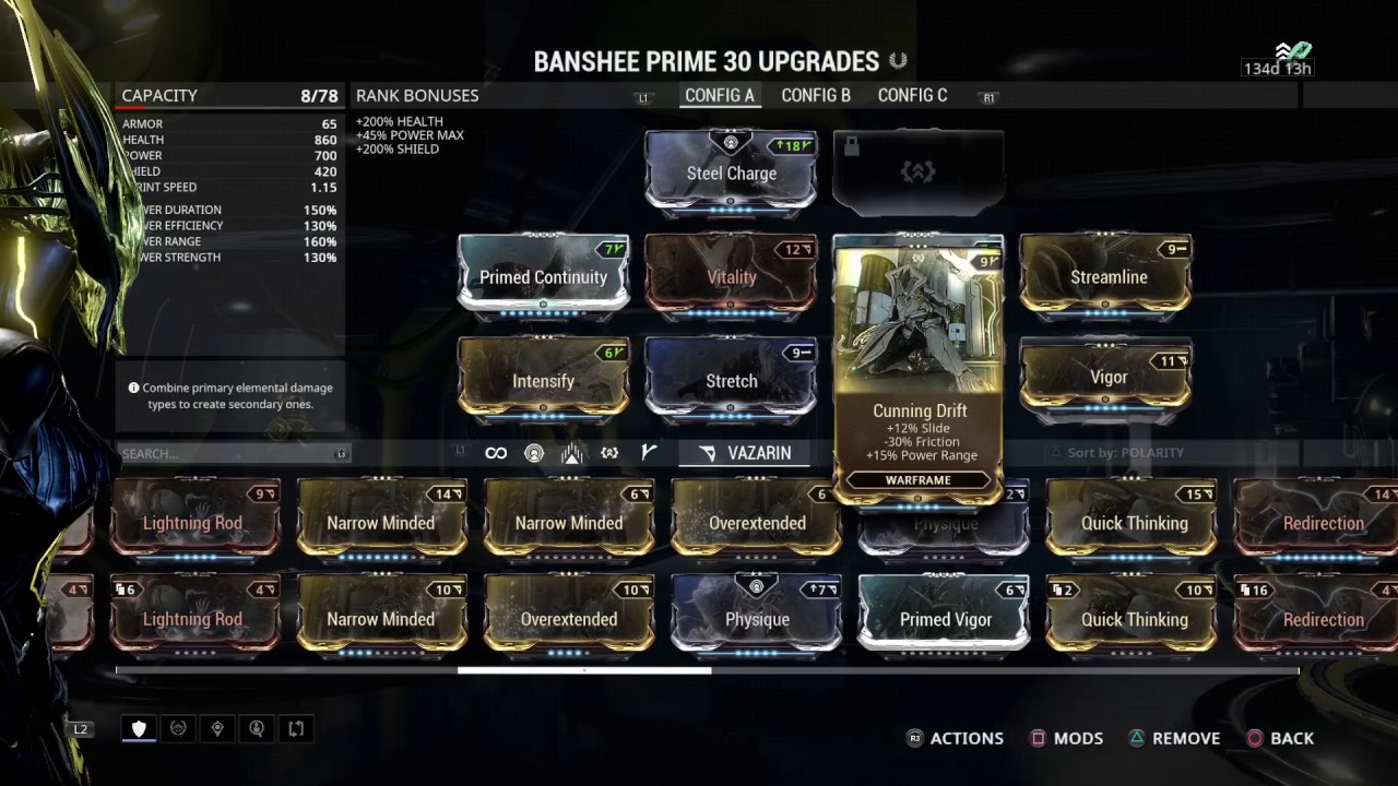 Warframe Builds: Banshee Prime (Drops in Description) - YouTube
