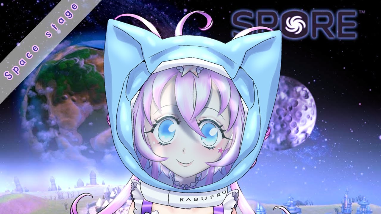 [Vtuber game stream] We're going to outerspace!! Alien girl exploring ...