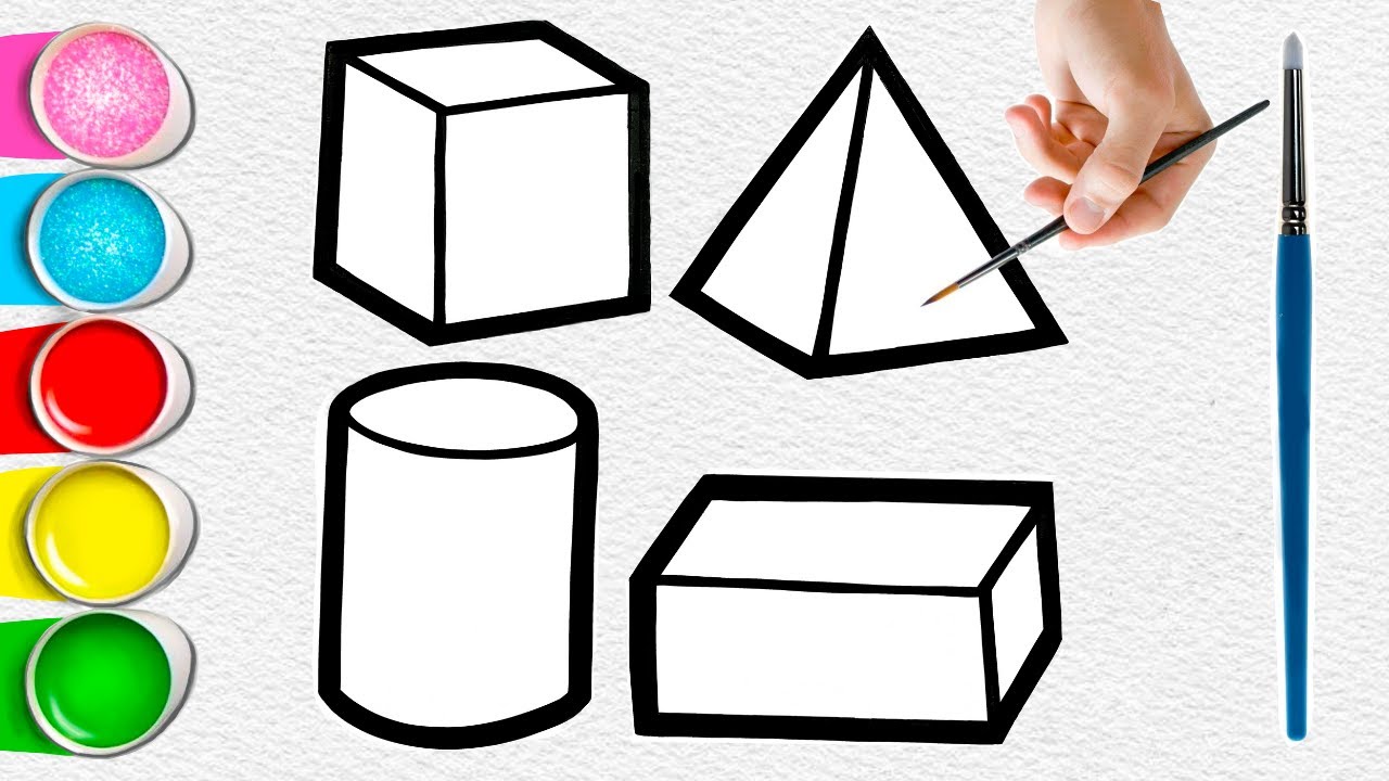 How to Draw a Super Cute Multicolored Cube – | Easy Drawing | Step by ...