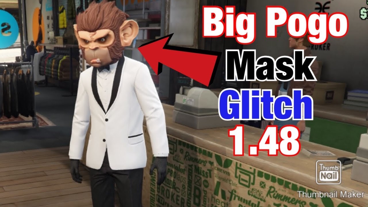 Big Pogo Mask Glitch - GTA 5 Online Outfit Tutorial - YouTube
