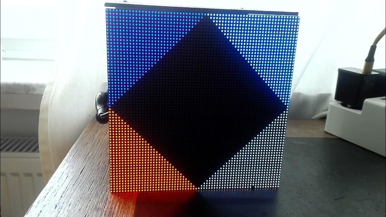 Micropython Interstate 75 W LED Matrix HUB75 64 x 64 Microdot Web ...