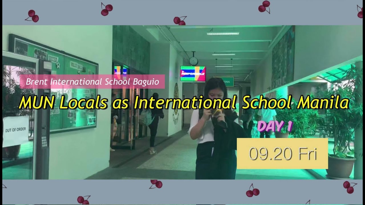 [Day 1] MUN Locals 🚌 at International School Manila (ISM) 🌴/ Model ...