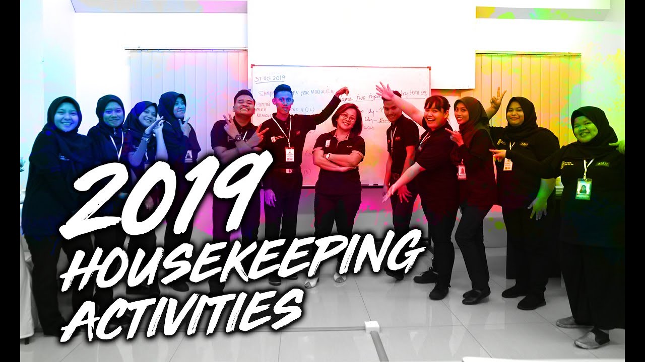 Wrap-up 2019 Housekeeping Trainee Activities - YouTube