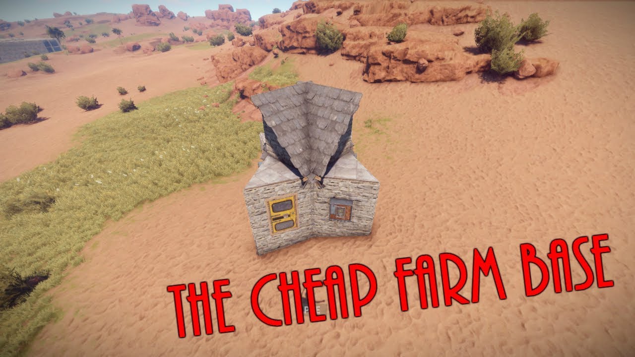 The Cheap Farm Base | Cheap But Efficient Farm Base | Rust Ep 41 - YouTube
