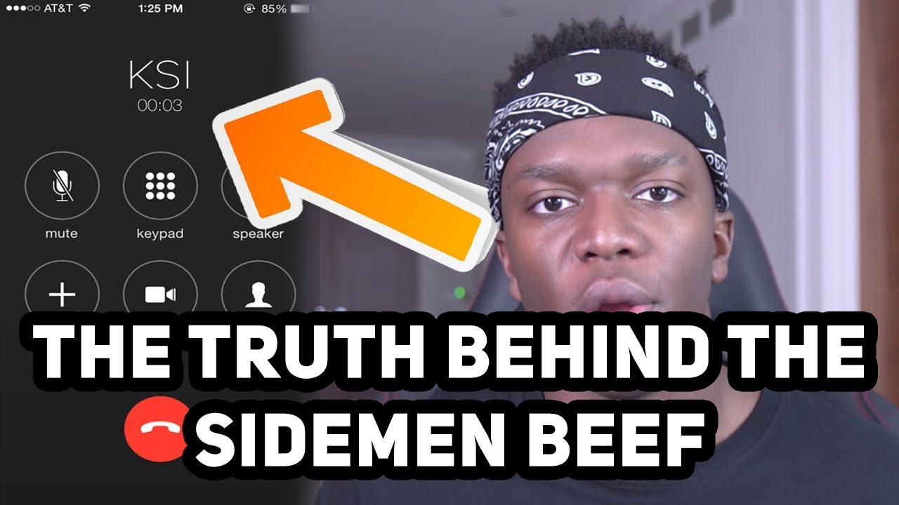 THE TRUTH BEHIND THE SIDEMEN BEEF [KSI PHONE CALL] KSI REVEALS THE ...
