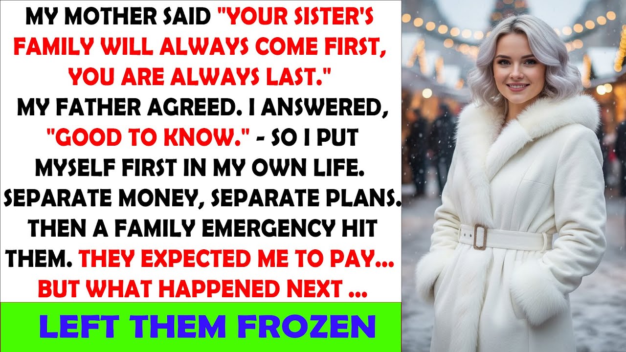 My Mother Said, “Your Sister’s Family Will Always Come First. You Are ...