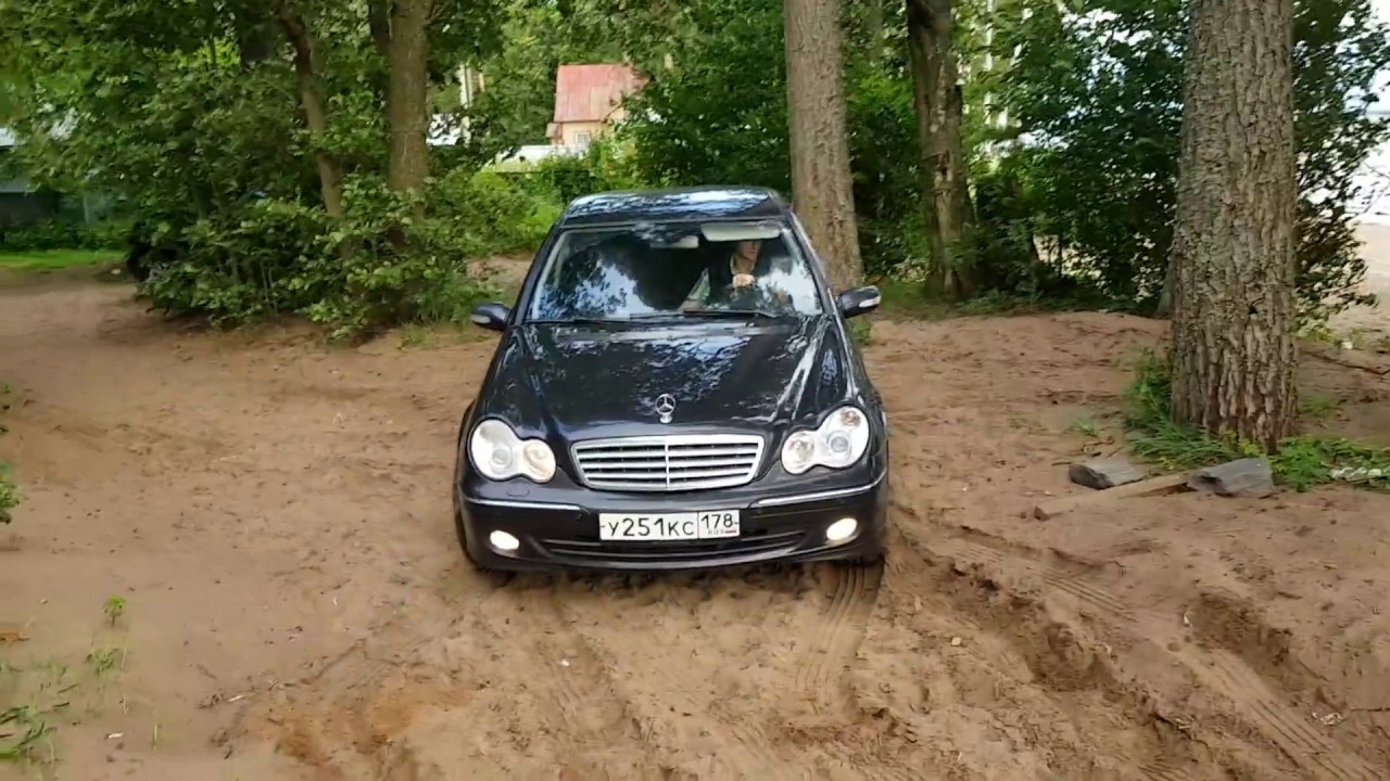 Mercedes-Benz w203 c280 4matic in action!!! - YouTube