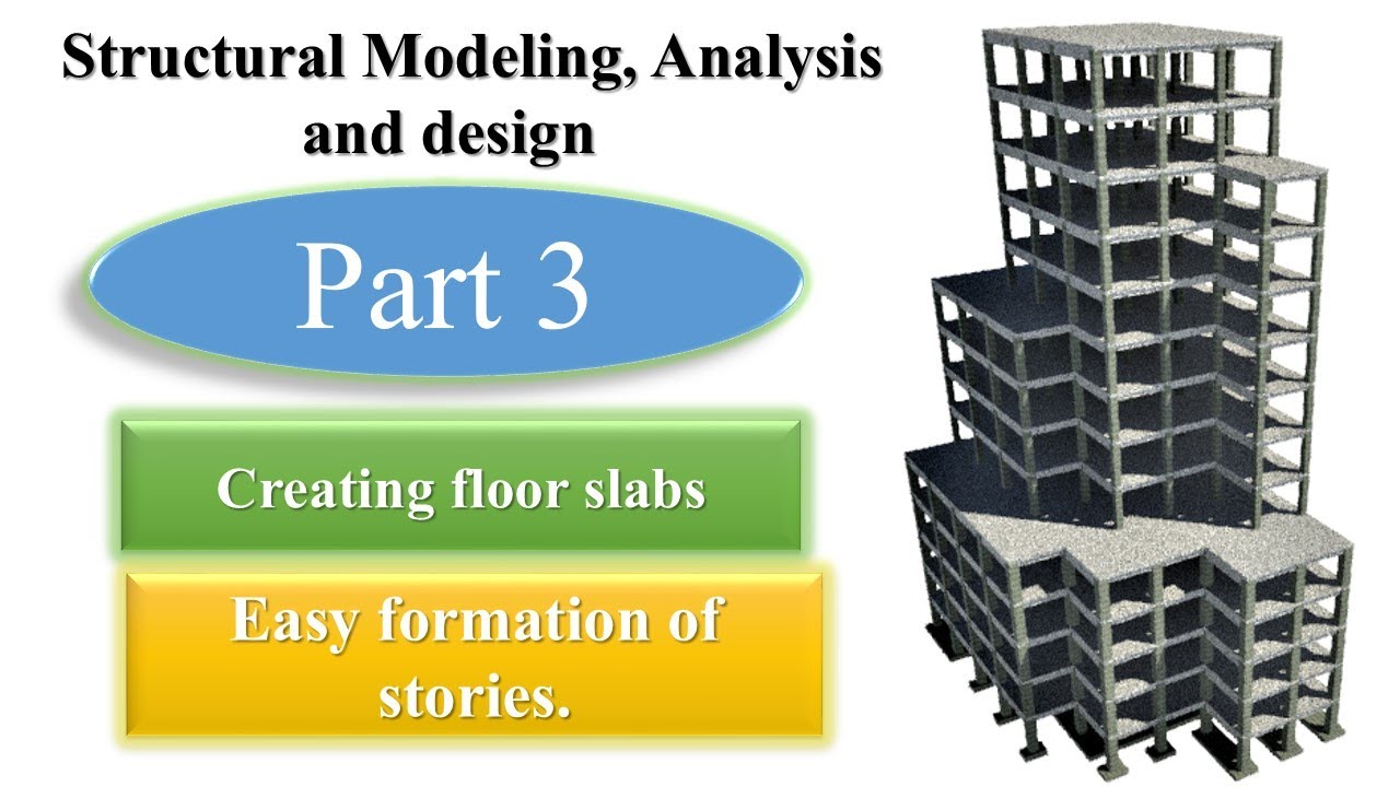 structural modeling, analysis and design part 3| concrete slab - YouTube