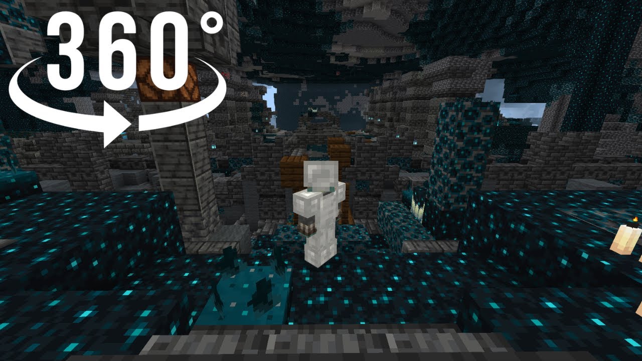 POV 360 VR: You're exploring an ancient city in Minecraft - YouTube