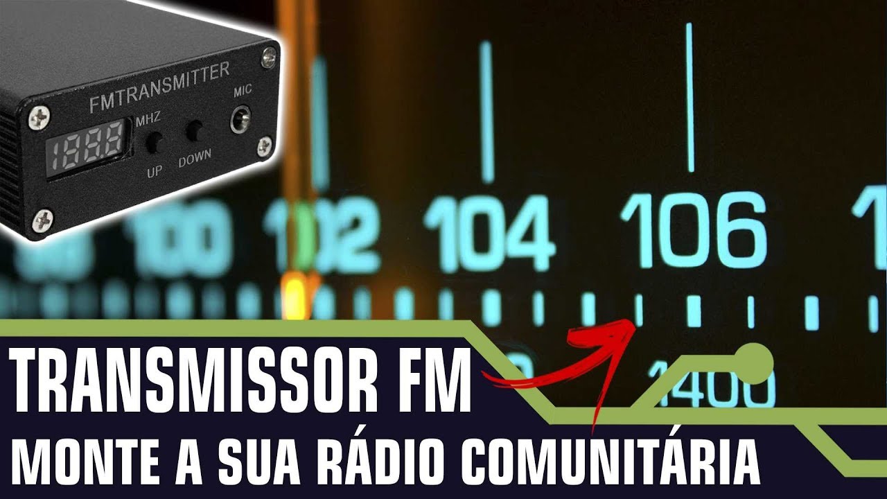 COMO MONTAR UMA RÁDIO FM USANDO UM TRANSMISSOR DA CHINA. - YouTube