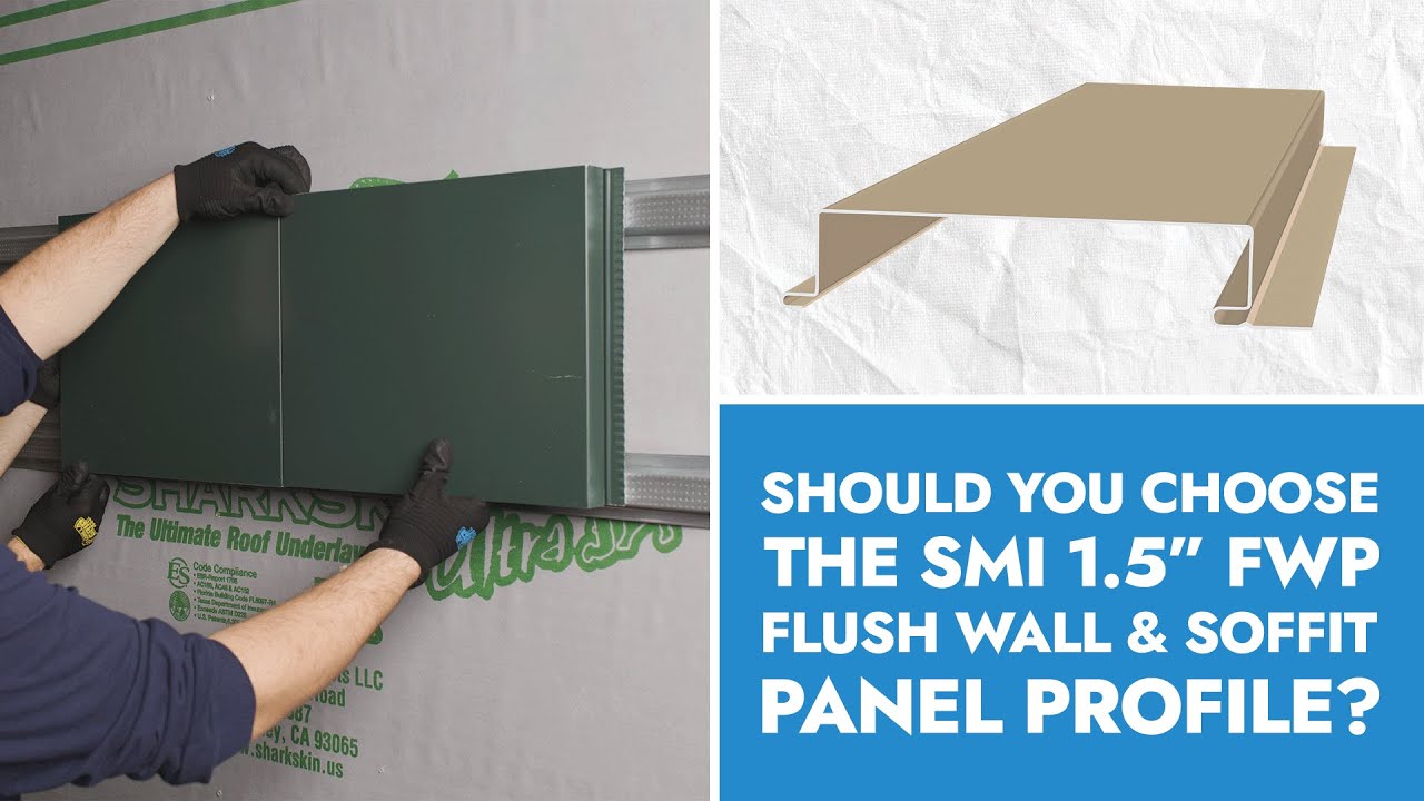 SMI 1.5" FWP Flush Wall & Soffit Panel: Use Cases & Installation - YouTube