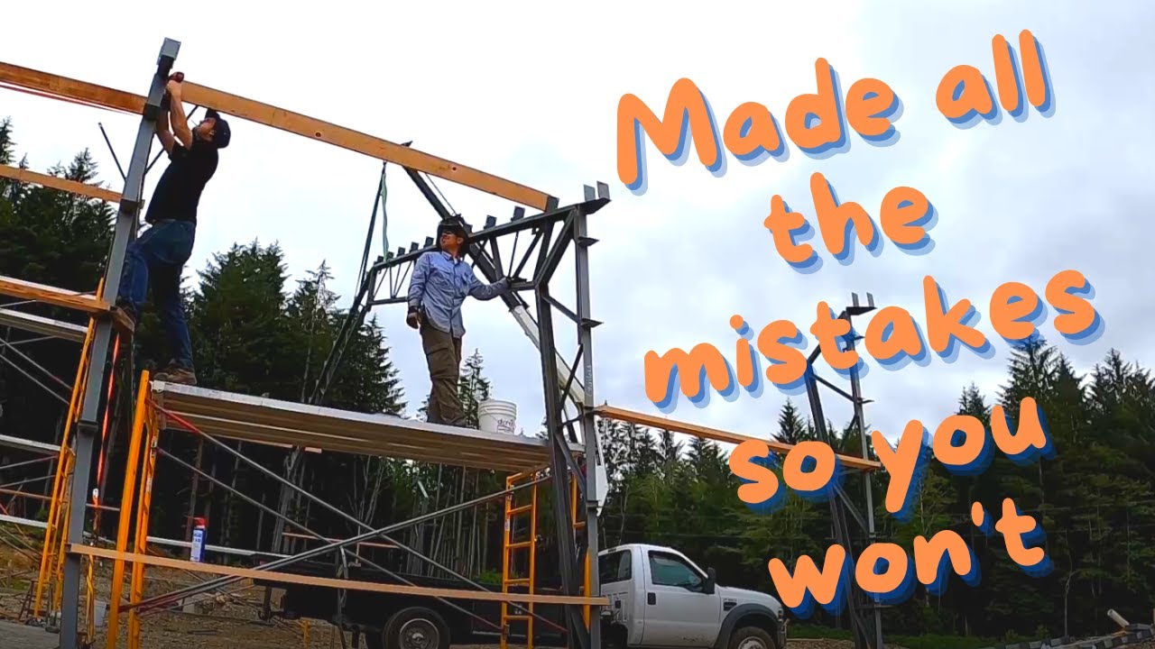 DIY Miracle Truss Steel Building Assembly: Phase 1 of raising our ...
