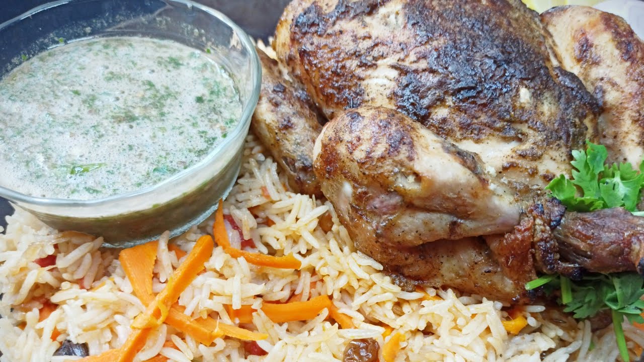 How to make Ruz Al Bukhari with Shawaya Chicken in restaurant style ...