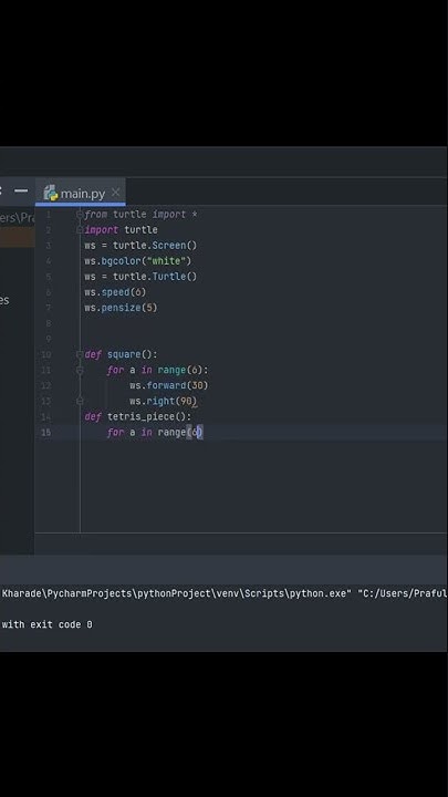 Learn to create a Pixel Art shape using the turtle library in Python🐍 #shorts #pythonturtle ...