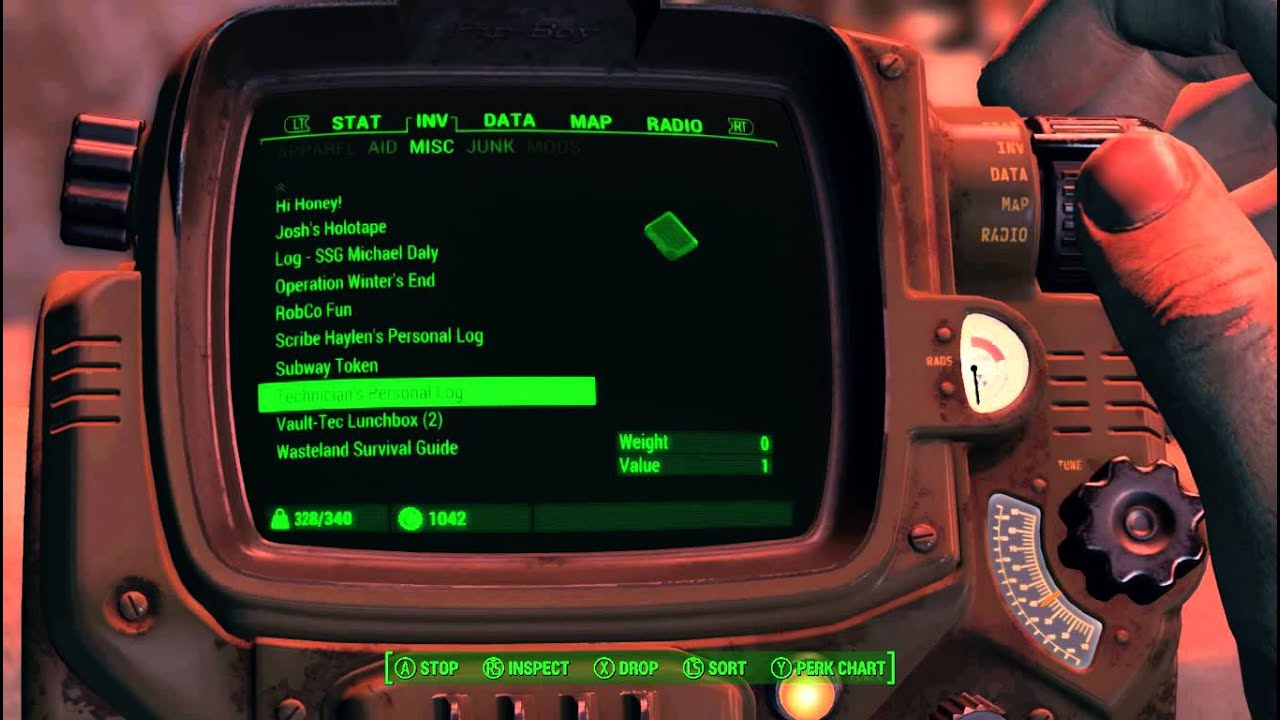 Fallout 4 Audio Logs - Technicians Personal Log - YouTube