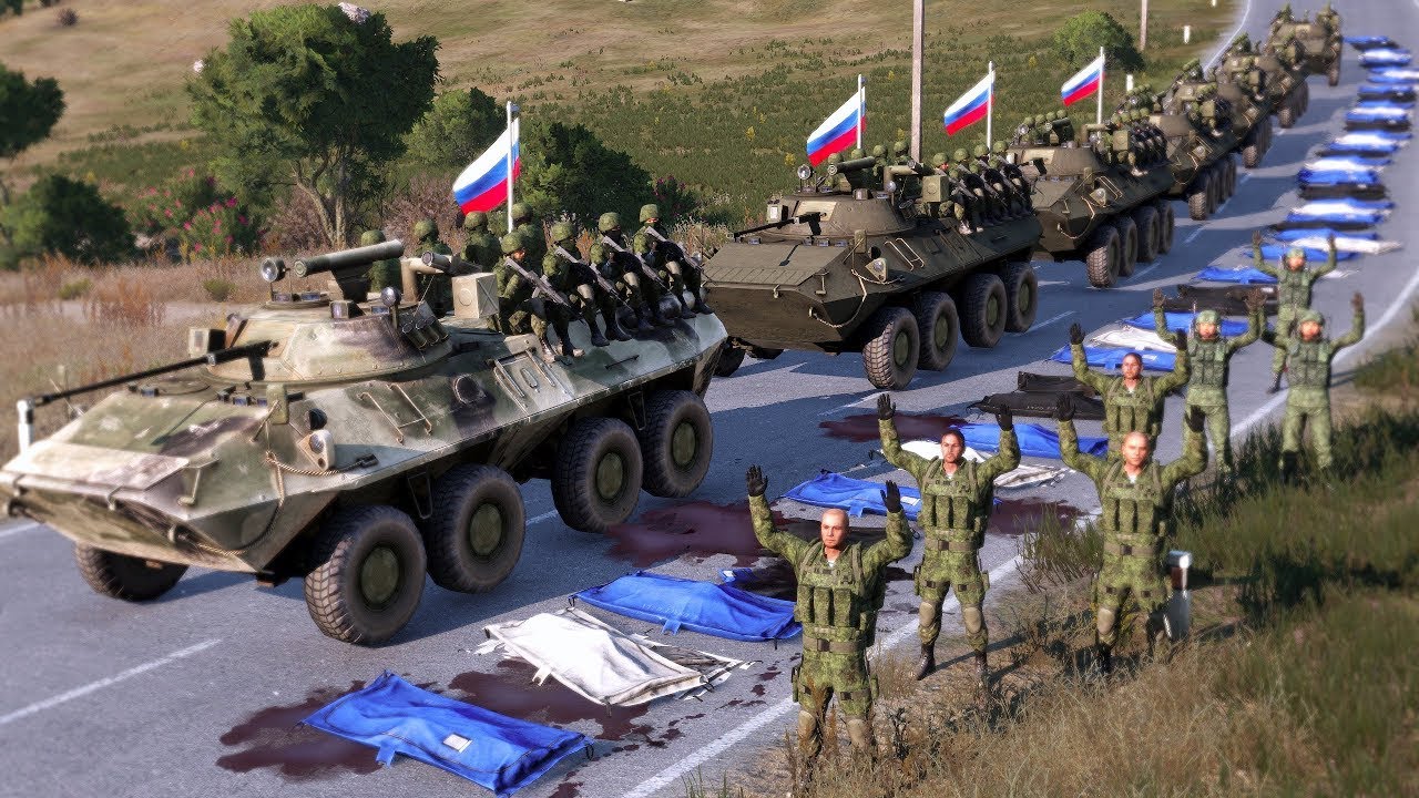 The last Russian motorized rifle division decided to surrender! THE END ...