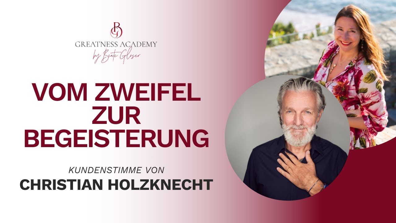 Christian's Transformation: Von tiefem Zweifel zu durchschlagendem ...