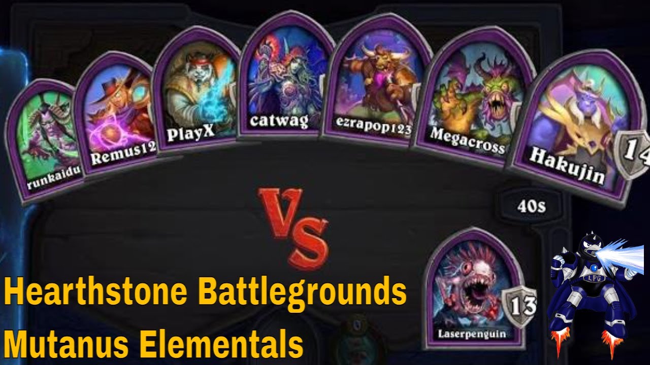 Hearthstone Battlegrounds Mutanus Elementals - YouTube