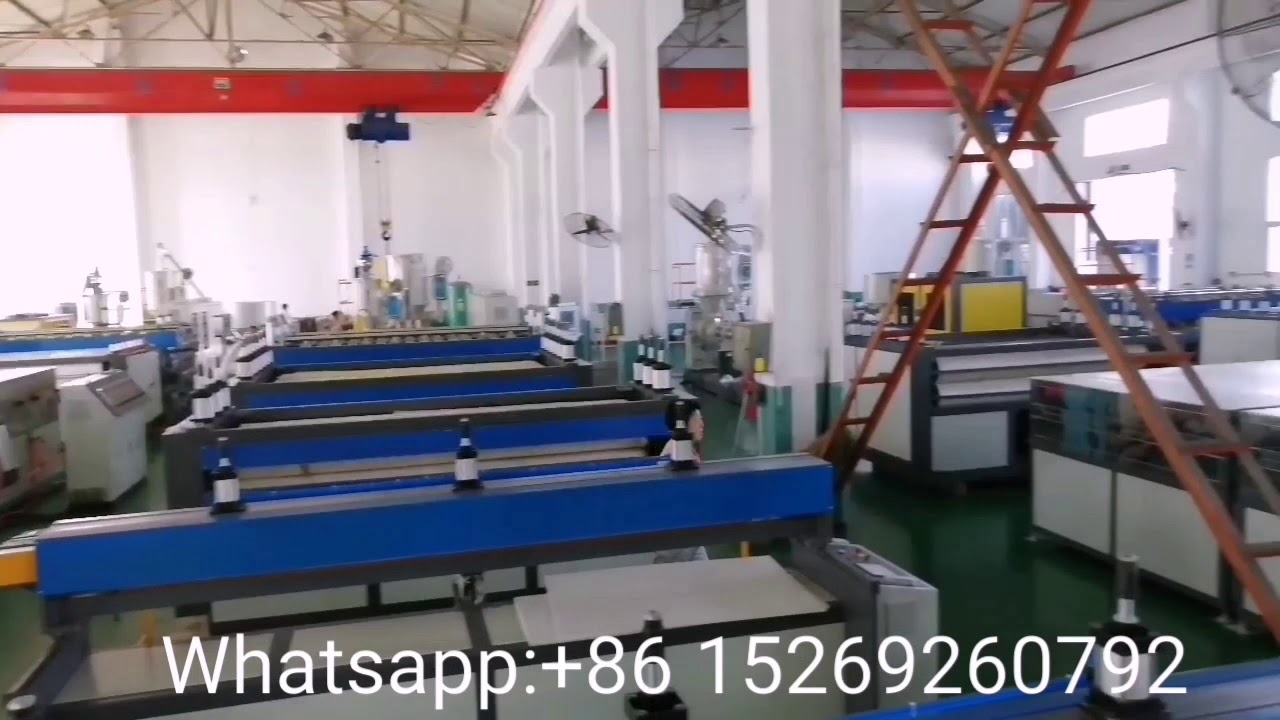 PP hollow sheet machine.PP plastic corrugated sheet machine Plastic box ...