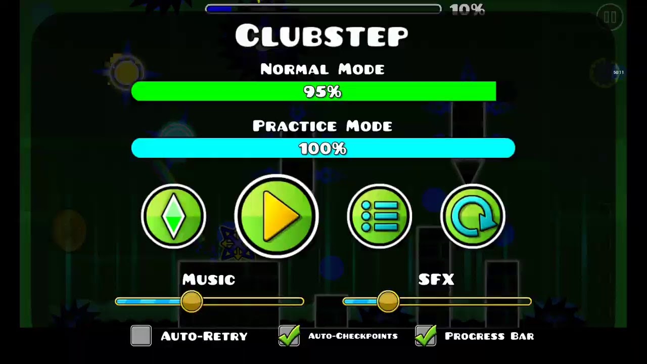 Clubstep run (Trying to complete) - YouTube