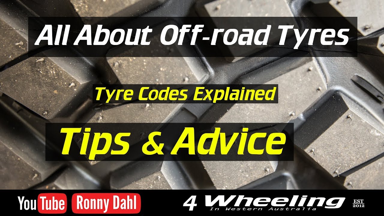 Off-Road Tyre Advice, Tire tips - YouTube