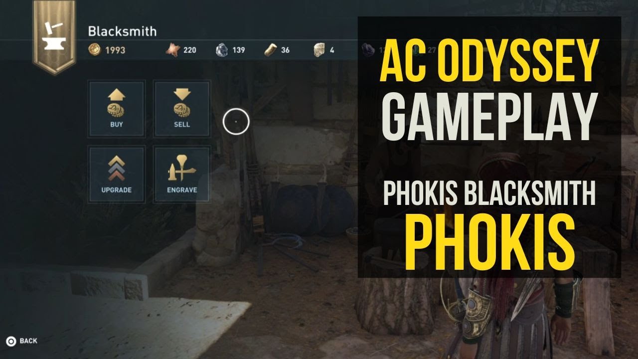 Assassin's Creed Odyssey Walkthrough Gameplay - Phokis Blacksmith - YouTube