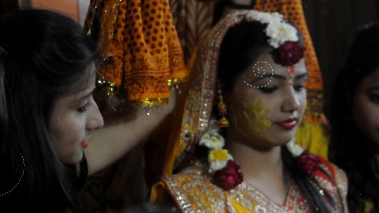 indian culture Haldi Rasm - YouTube